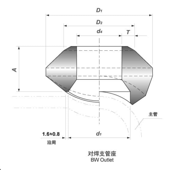 weldolet ASTM A105N CL3000